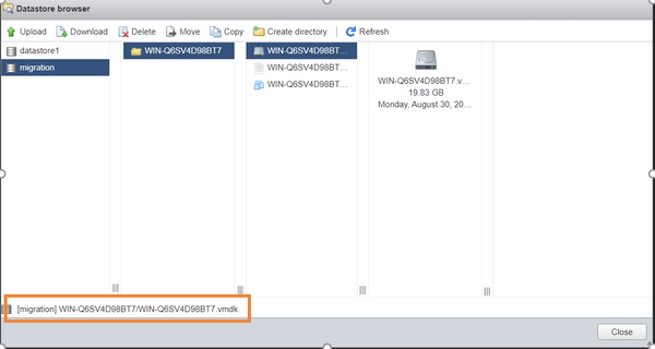 Nutanix P2V using VMware Converter